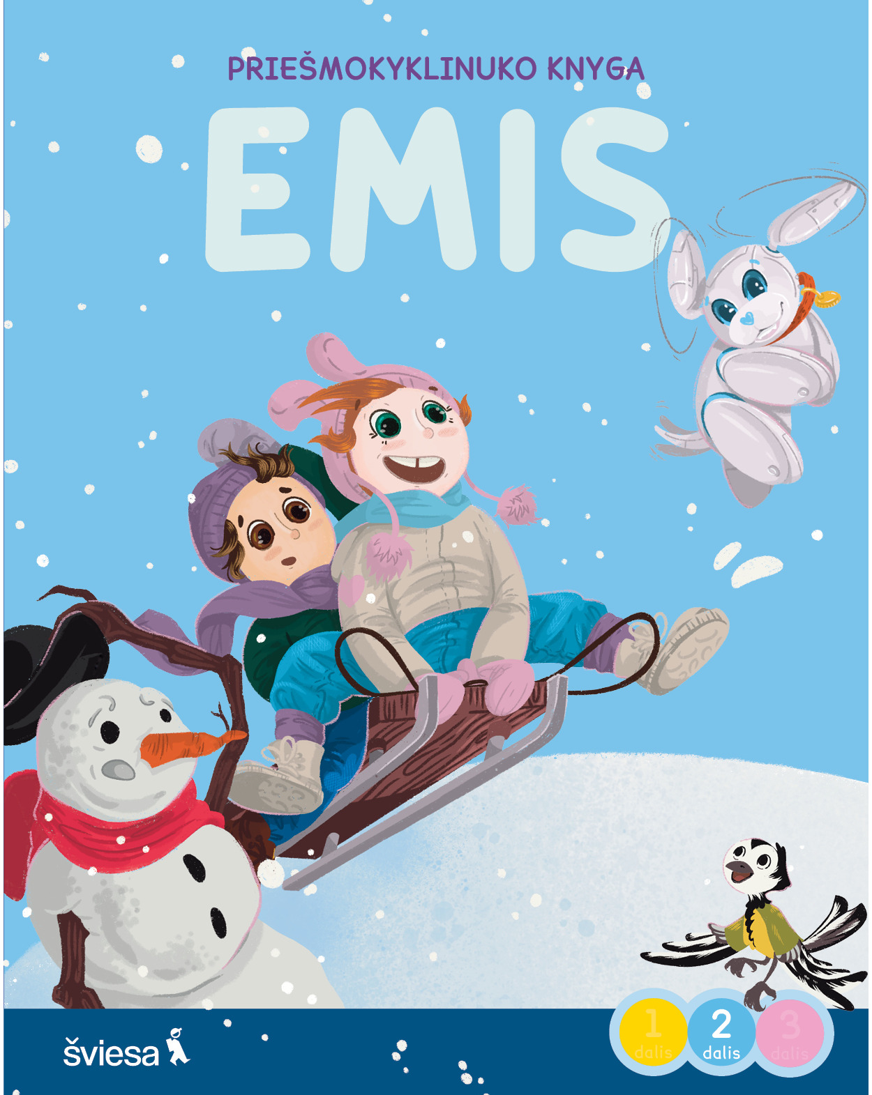 Emis. Žiemos džiaugsmai. Priešmokyklinuko knyga, 2 dalis | Pegasas