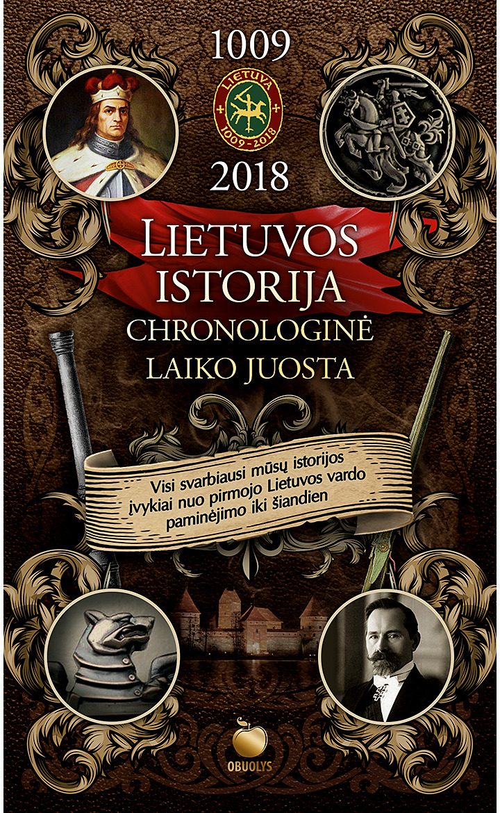 1009-2018 Lietuvos istorija. Chronologinė laiko juosta | Knyga - Pegasas