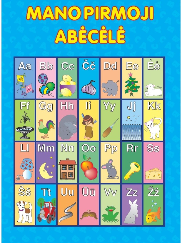 Mano pirmoji abėcėlė | Knyga - Pegasas