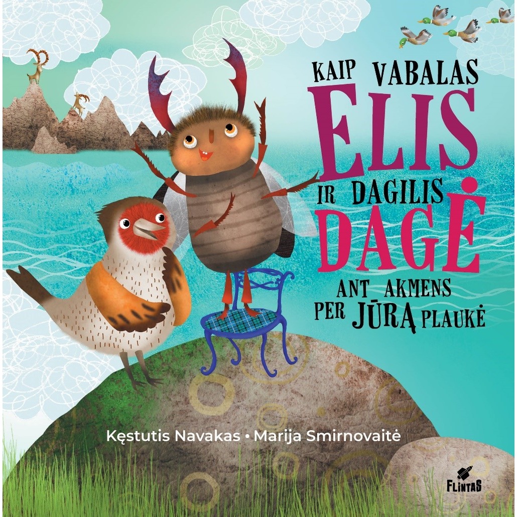 Kaip vabalas Elis ir dagilis Dagė ant akmens per jūrą plaukė | Pegasas