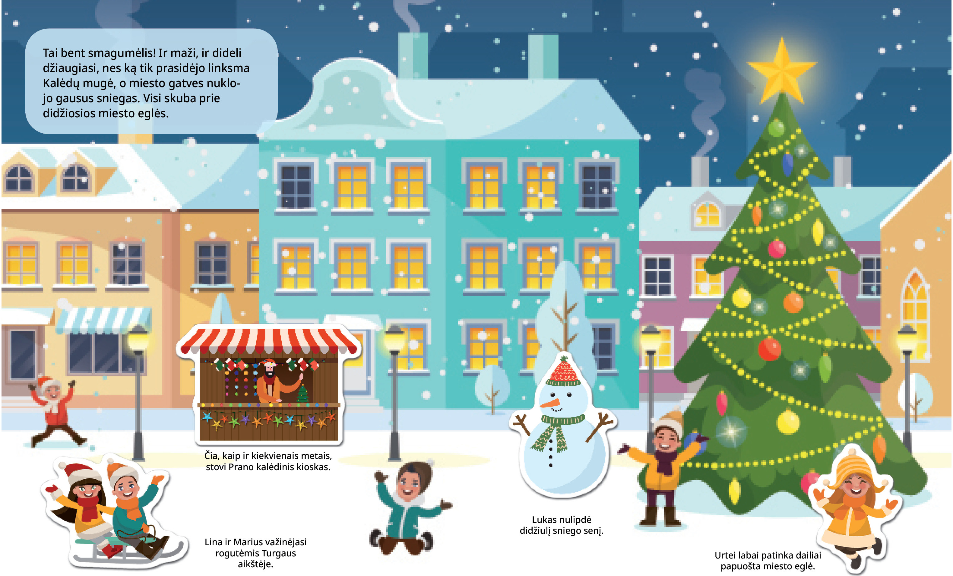 Kalėdos, Kalėdos! Smagi knygelė su magnetukais | Pegasas