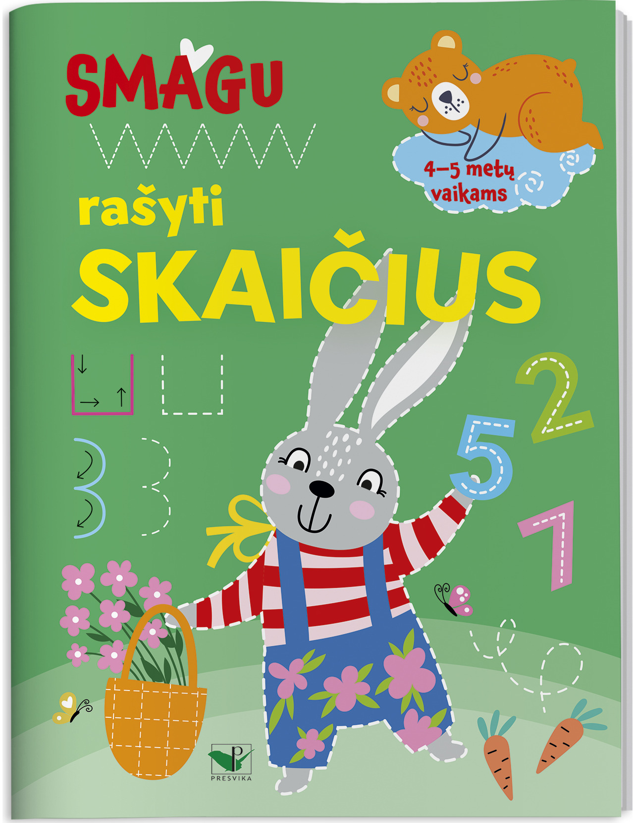 Smagu rašyti skaičius. 4-5 metų vaikams | Knyga - Pegasas