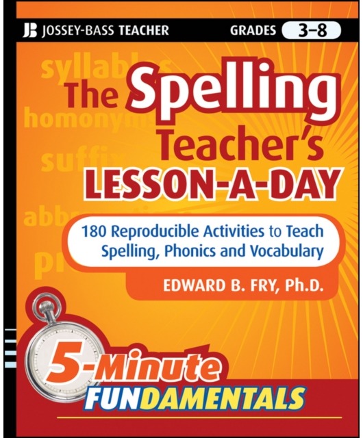 Spelling Teacher's Lesson-a-Day 180 Reproducible | Pegasas