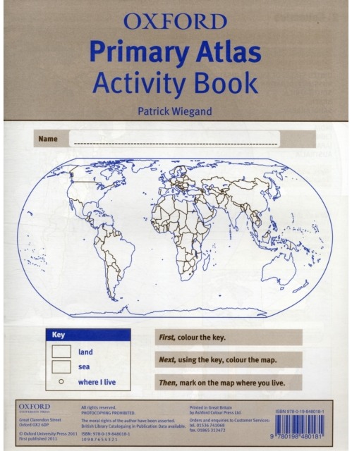 Oxford Primary Atlas Activity Book | Pegasas