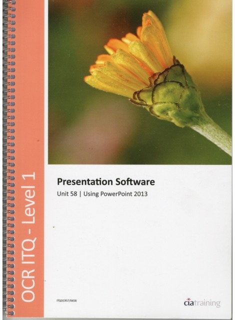 OCR Level 1 ITQ - Unit 58 - Presentation Software Using Microsoft PowerPoint 201 | Pegasas
