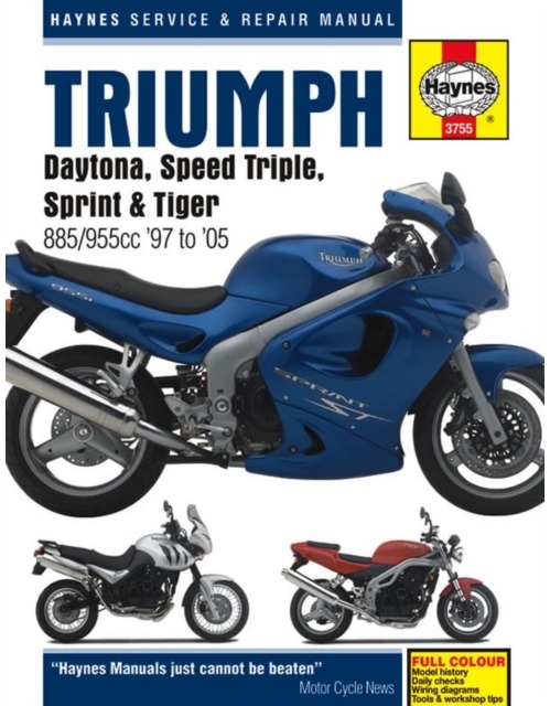 Triumph Daytona, Speed Triple, Sprint & Tiger 885/955cc (97 - 05) | Pegasas