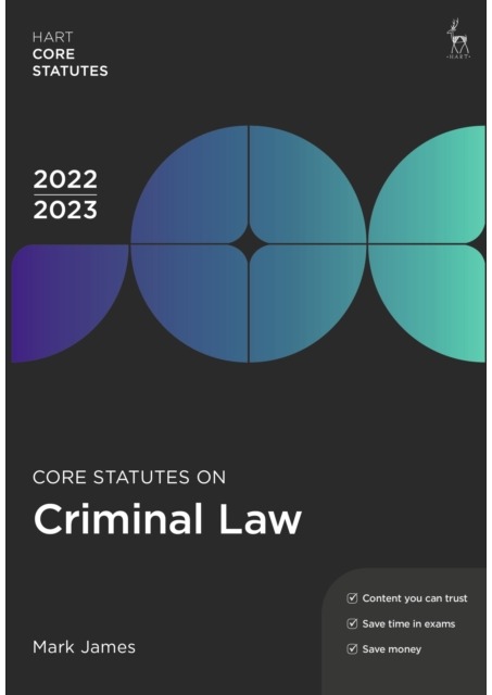 Core Statutes on Criminal Law 2022-23 | Pegasas