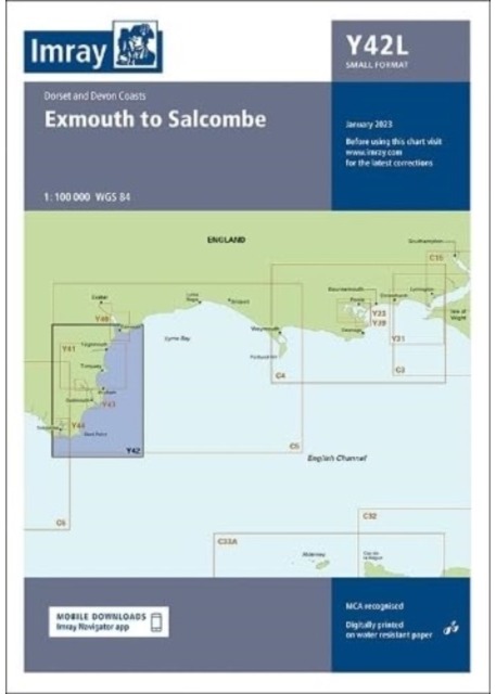 Imray Chart Y42 Laminated Exmouth to | Pegasas