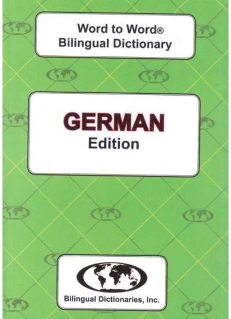 English-German & German-English Word-to-Word Dictionary | Pegasas