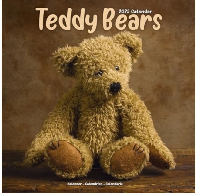 Teddy Bears Calendar 2025 Square Wall Calendar - 16 Month | Pegasas