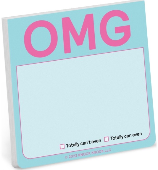 Knock Knock OMG Sticky Note (Pastel Version) | Pegasas