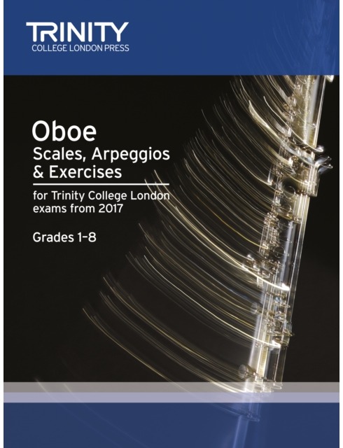 Oboe Scales, Arpeggios & Exercises Grades 1 to 8 from 2017 | Pegasas