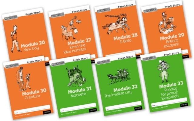 Read Write Inc. Fresh Start: Modules 26-33 - Mixed Pack of 8 | Pegasas