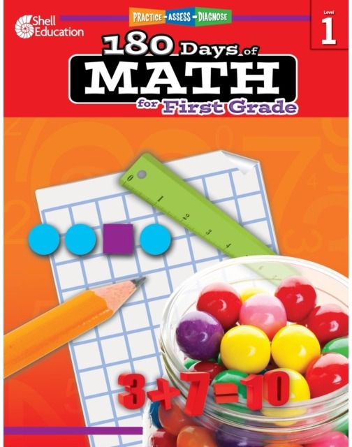 180 Days™: Math for First Grade Practice, Assess, | Pegasas