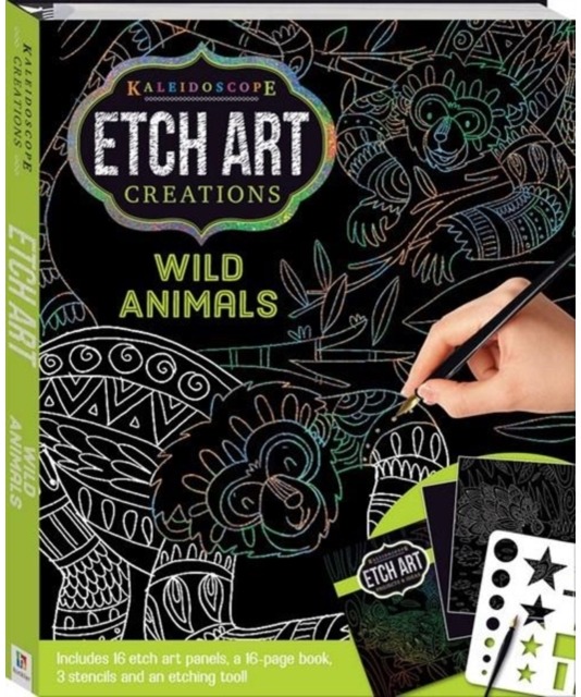 Kaleidoscope Etch Art Creations: Wild Animals | Pegasas