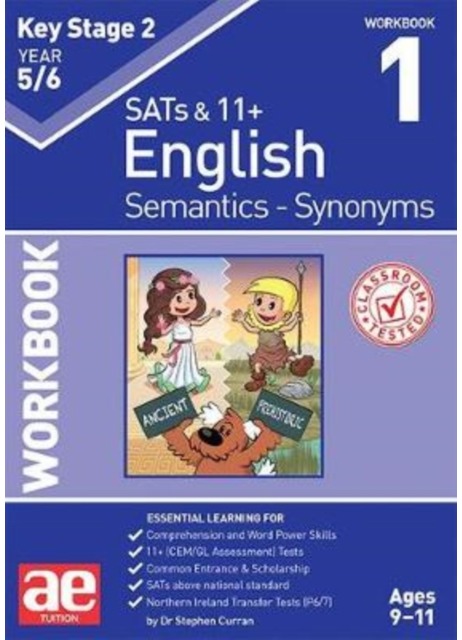 KS2 Semantics Year 5/6 Workbook 1 - Synonyms | Pegasas