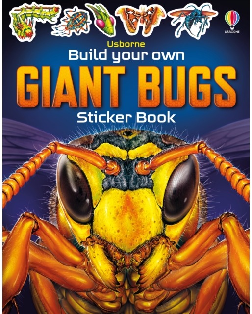 Build Your Own Giant Bugs Sticker Book | Pegasas