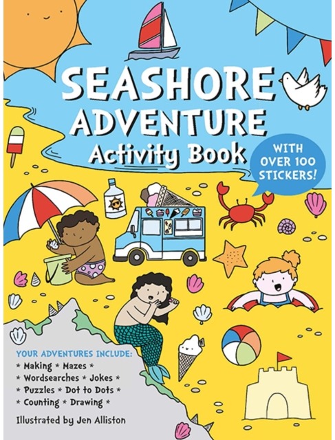 Seashore Adventure Activity Book | Pegasas