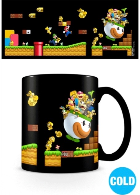 Super Mario (Gold Coin Rush) 11oz/315ml Heat Change Mug | Pegasas