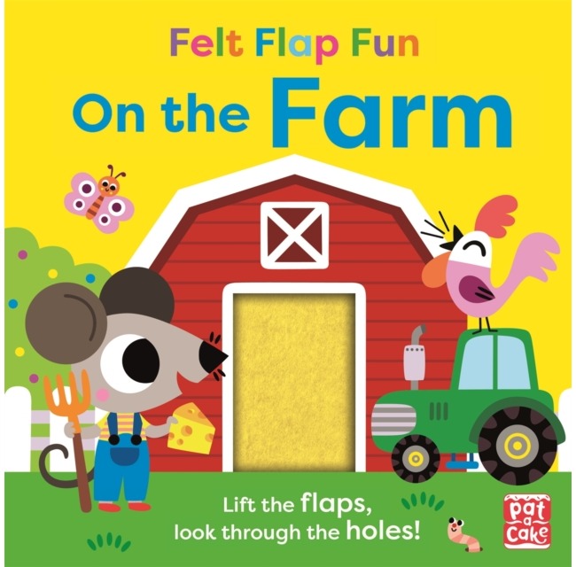 Felt Flap Fun: On the Farm Board book with felt | Pegasas