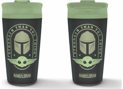 Star Wars: The Mandalorian (Stronger Than You Think) Metal Travel Mug | Pegasas