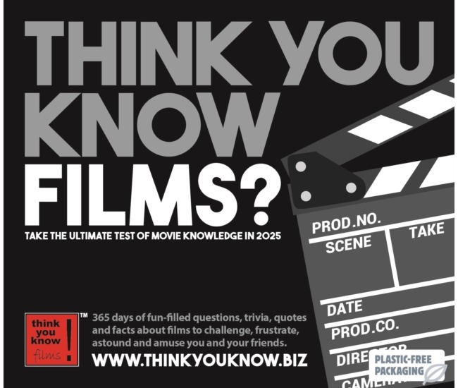 Think You Know Films Box Calendar 2025 | Pegasas