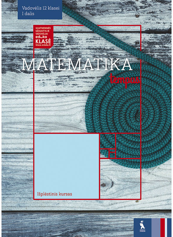 Matematika. Vadovėlis 12 klasei, 1 dalis, serija Tempus | Pegasas