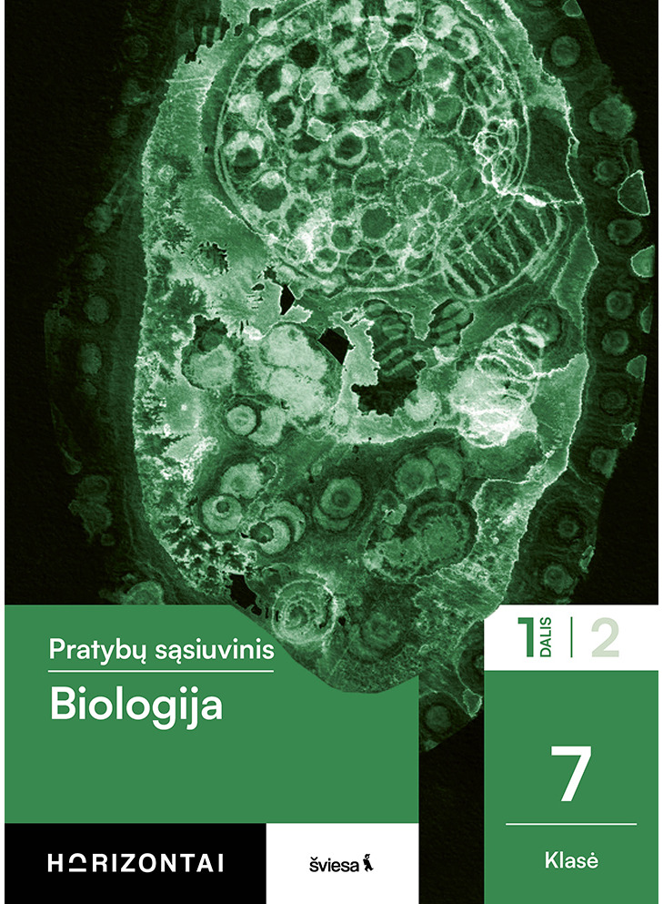 Biologija. Pratybų sąsiuvinis 7 klasei, 1 dalis, serija Horizontai | Pegasas