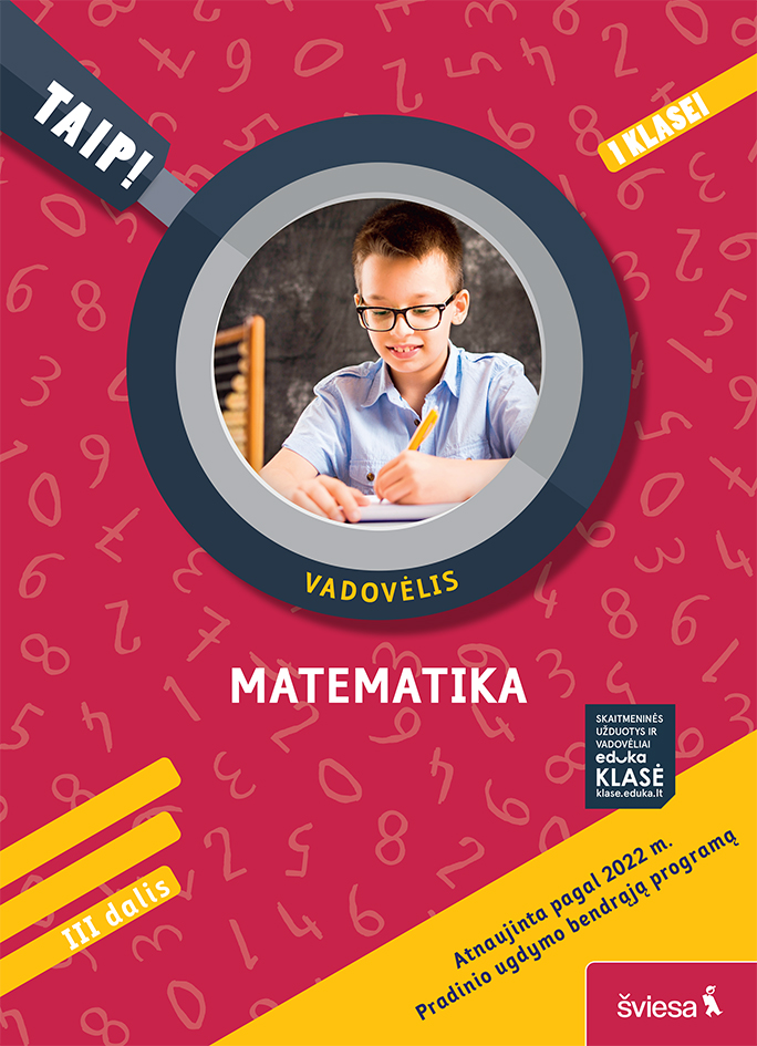 Matematika. Vadovėlis 1 klasei, 3 dalis (pagal 2022 m. BUP). Serija ...