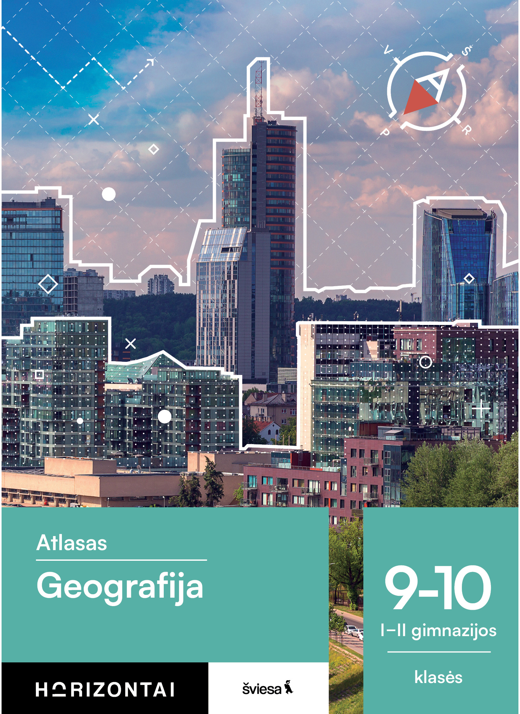 Geografija. Atlasas 9-10 (I - II gimnazijos) klasė, serija Horizontai | Pegasas
