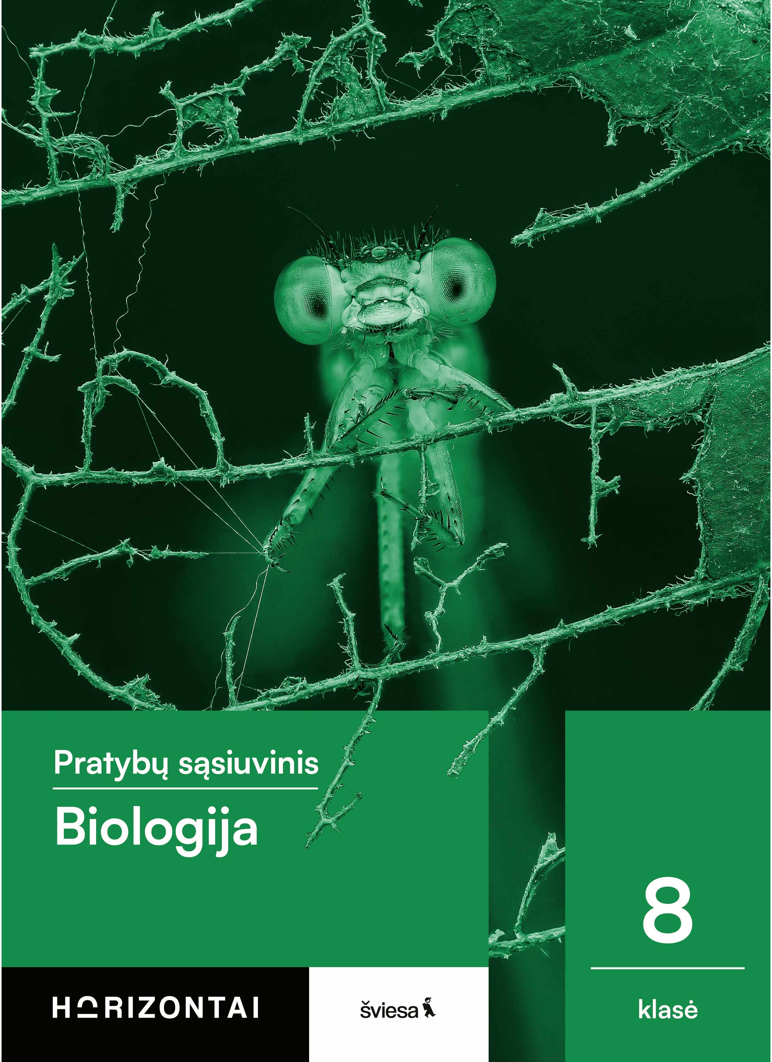 Biologija. Pratybų sąsiuvinis 8 klasei, serija Horizontai | Pegasas