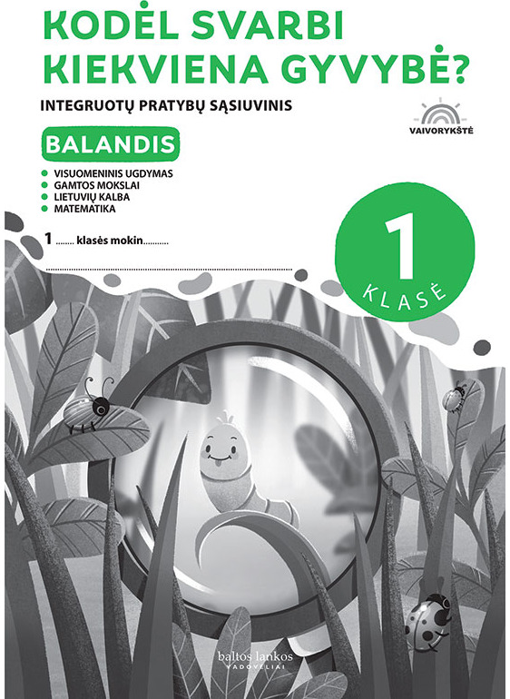 Vaivorykštė 1 kl. Pratybos. Balandis | Pegasas