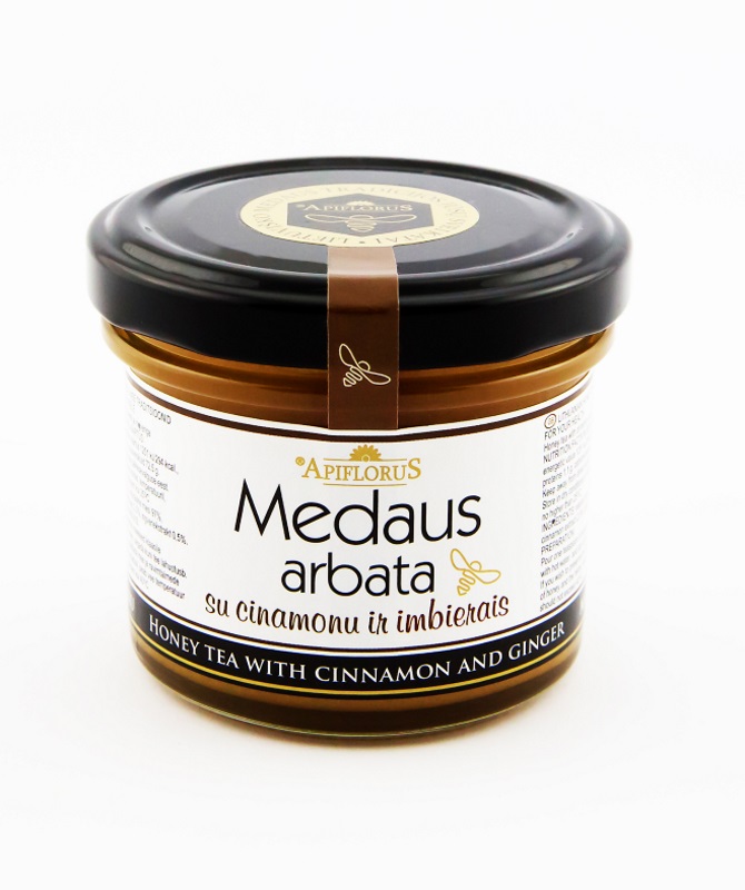 Apiflorus Medaus arbata. Medaus ir cinamono bei imbierų miltelių ...