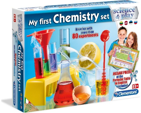 Mokslinis rinkinys CLEMENTONI Mano pirmoji chemijos laboratorija | Pegasas