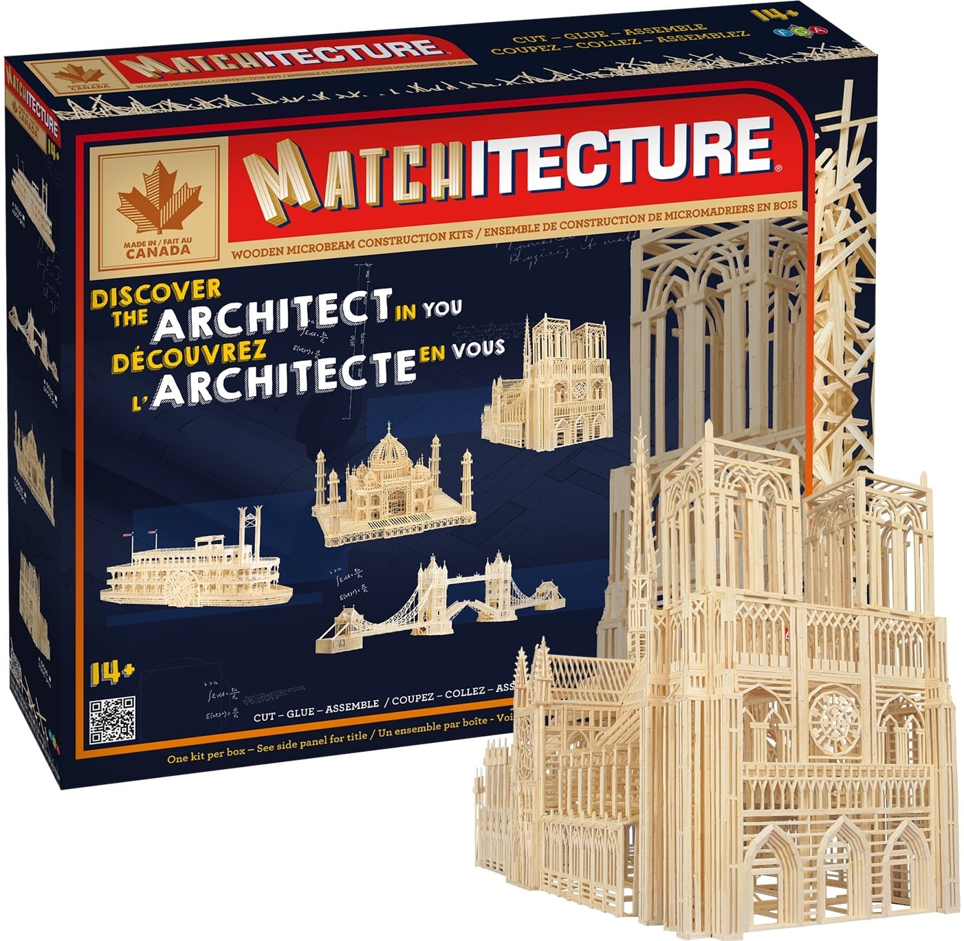 Modeliavimo rinkinys MATCHITECTURE NOTRE DAME CATHEDRAL - 7500det ...