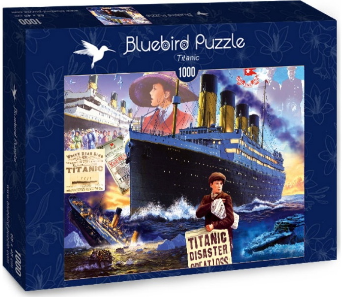 Dėlionė BLUEBIRD Titanic 1000 d. | Pegasas