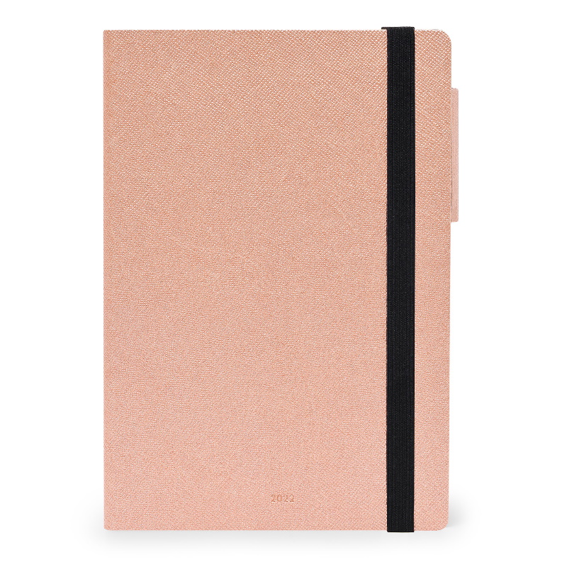 Darbo knyga LEGAMI 2022 LARGE ROSE GOLD | Pegasas