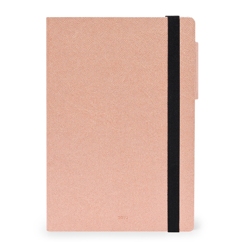 Darbo knyga LEGAMI 2022 LARGE ROSE GOLD | Pegasas