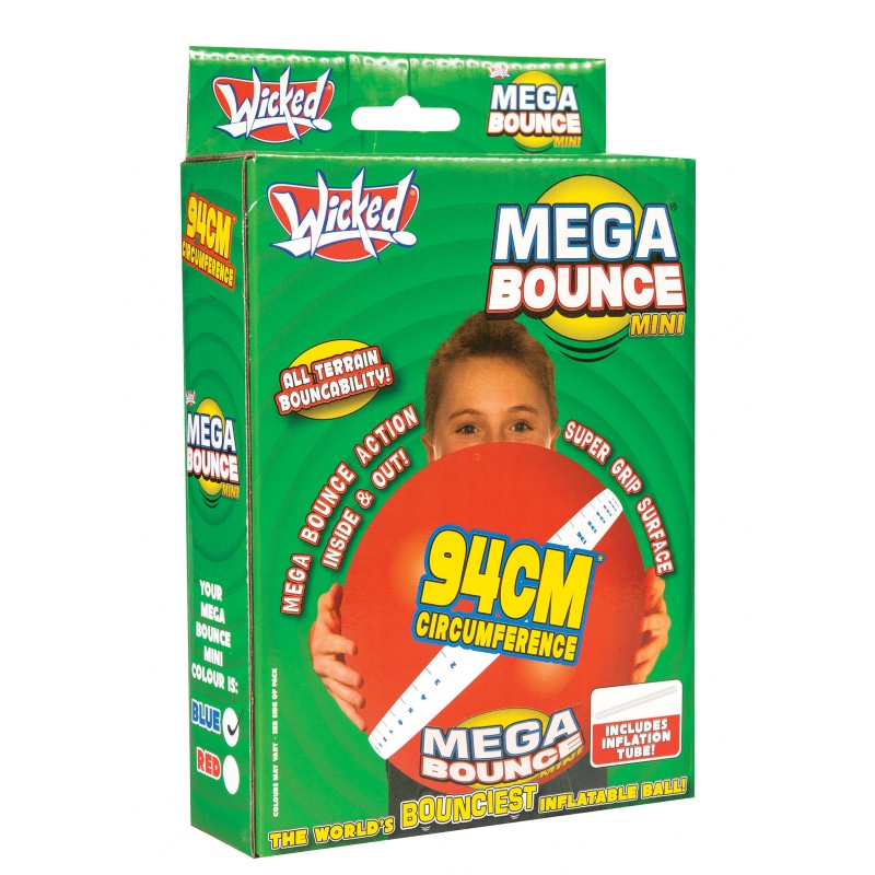 Itin tvirtas pripučiamas kamuolys WICKED Springball Mega Bounce Mini 94 cm | Pegasas