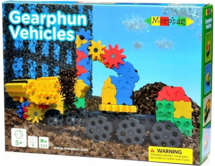 Konstruktorius MORPHUN GEARPHUN STARTER transporto priemonės 324 dalių ...