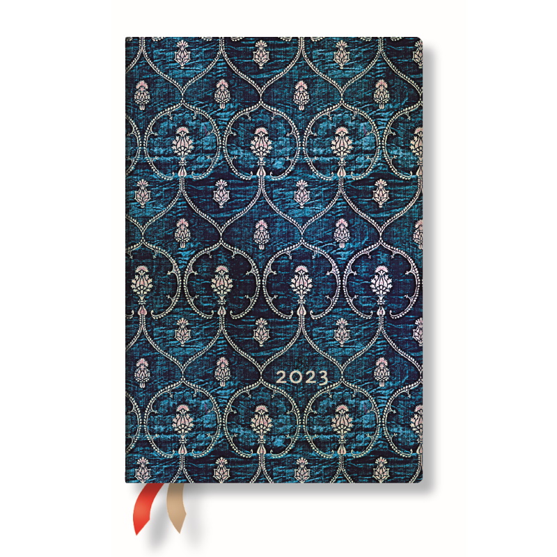 Darbo knyga PB 2023 Blue Velvet HOR Mini | Pegasas