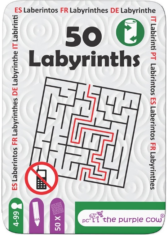 Žaidimas metalinėje dėžutėje 50: Labyrinths - labirintai | Pegasas
