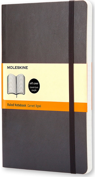 Moleskine Soft Large Ruled Notebook | Pegasas