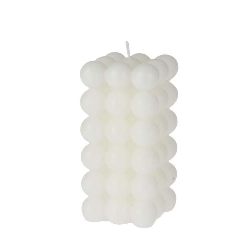 Žvakė CUBE OFF WHITE, 12 cm | Pegasas