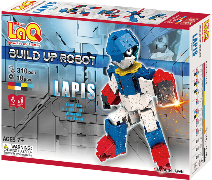 Japoniškas konstruktorius LaQ Buildup Robot Lapis | Pegasas