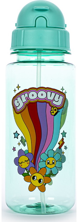 Plastikinė gertuvė GROOVY FEELINGS MINT, 474 ml | Pegasas
