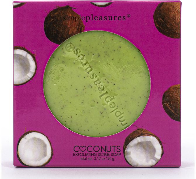 Muilas-šveitiklis COCONUTS, 90 g | Pegasas