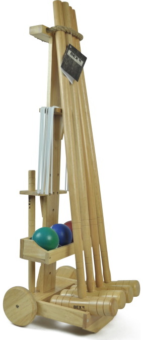 Kroketas su vežimėliu BEX Croquet pro with trolley | Pegasas