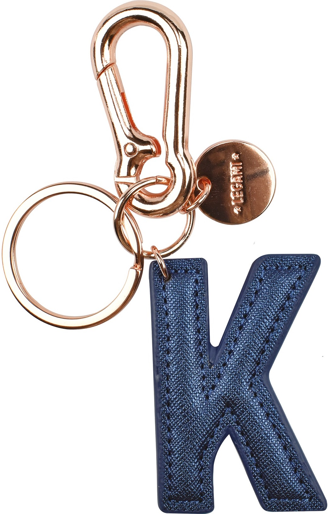 Raktų pakabukas MY INITIAL BLUE K | Pegasas