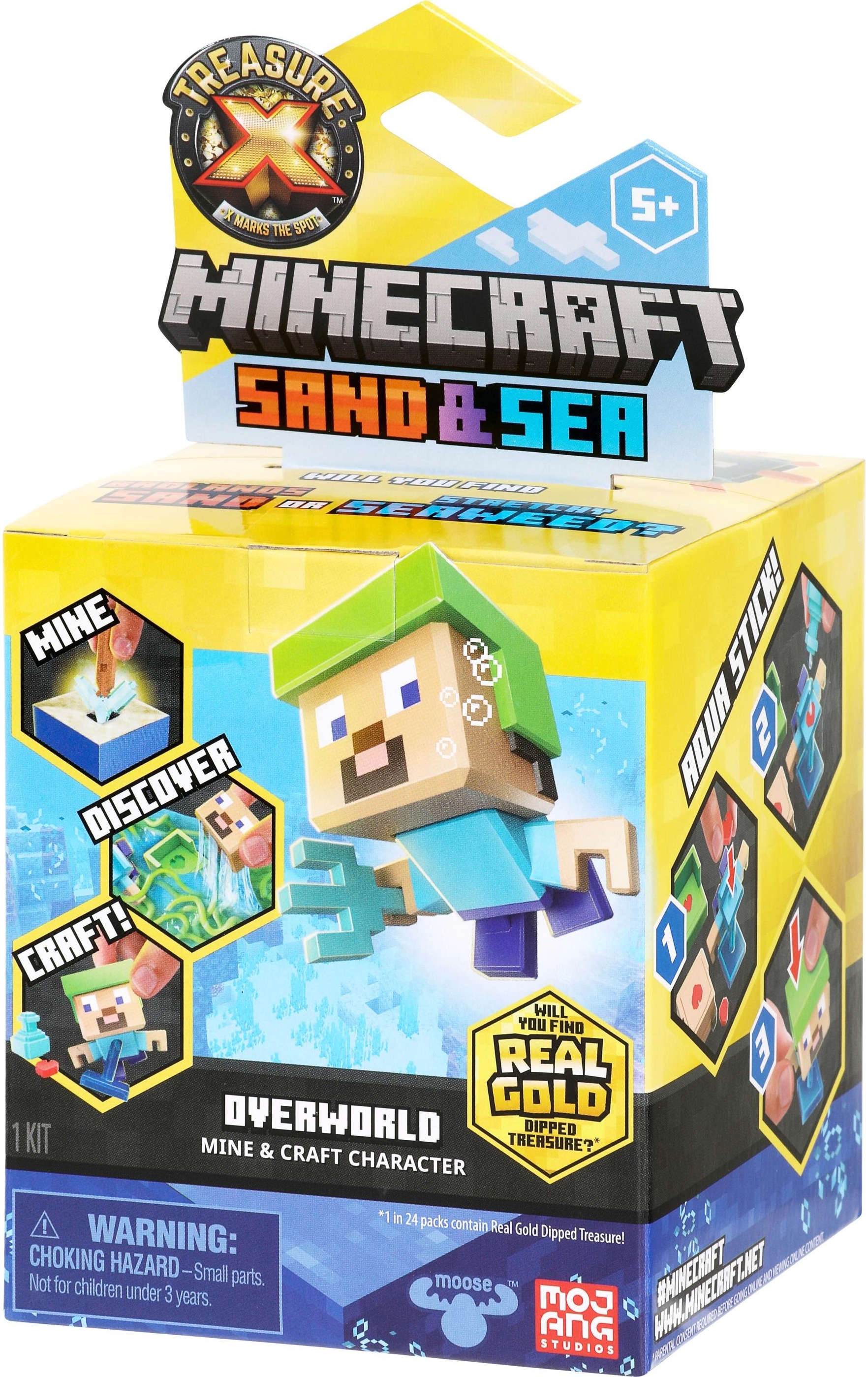 TREASURE X MINECRAFT SAND & SEA Kasinėjimo rinkinys | Pegasas